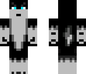 Black wolf | Minecraft Skin