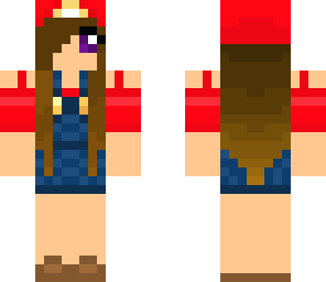 Mario Girl | Minecraft Skin