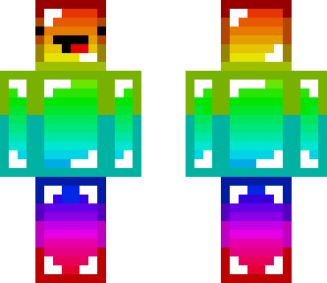 Rainbow Derp ORIGINAL | Minecraft Skin