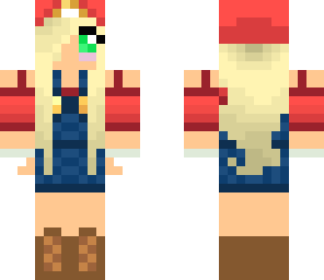 my version of mario girl | Minecraft Skin