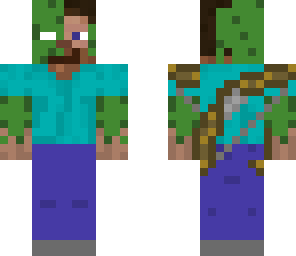 zombie herobrine steave | Minecraft Skin