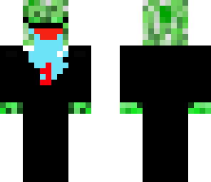 Derpy Creeper a suit DROOLING | Minecraft Skin