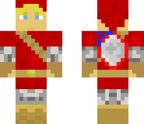 Red Link Ocarina of time 4-swords | Minecraft Skin
