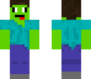 Derpy alien steve | Minecraft Skin