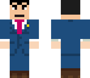 phoenix wright | Minecraft Skins