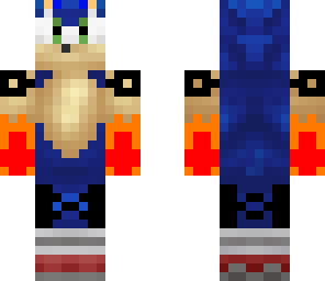 Human Sonic | Minecraft Skin
