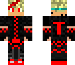 Red Emo Boy | Minecraft Skins