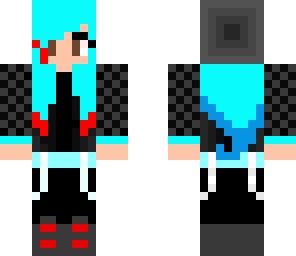 The Living tombstone girl | Minecraft Skin