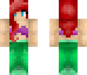 Ariel The Mermaid - Disney Princess Series | Minecraft Skin