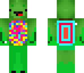 rainbow derp turtle | Minecraft Skin