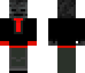 wither skeleton in black suit | Minecraft Skins