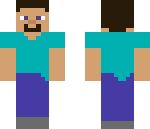 Human steve cartoon | Minecraft Skin