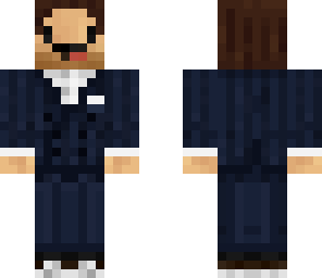 Woofless in a suit | Minecraft Skin