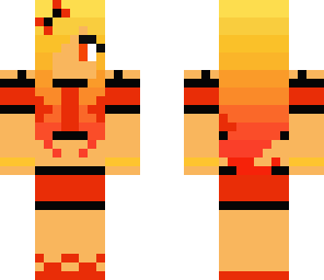 blaze girl | Minecraft Skin