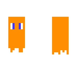 Pac-Man Ghost Clyde | Minecraft Skin