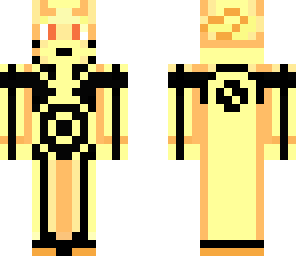 naruto tailed beast mode modified | Minecraft Skin