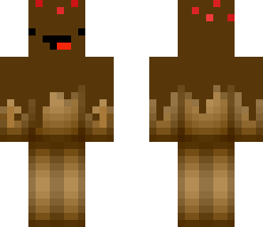derpy chocolate cake man | Minecraft Skin