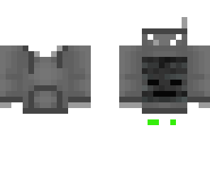 wither skeleton hoodie | Minecraft Skin