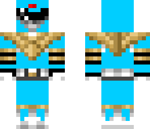 Light Blue Power Ranger Suit | Minecraft Skin
