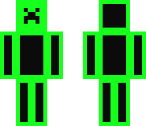 techno creeper | Minecraft Skin