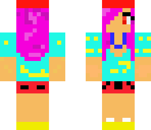 fez girl | Minecraft Skin