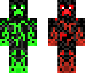 Creeper Quad Color v3 | Minecraft Skin