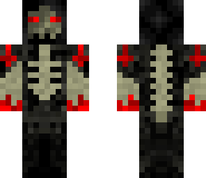 blood skeleton | Minecraft Skin
