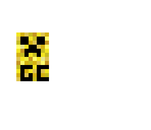 golden_creeper cape | Minecraft Skin