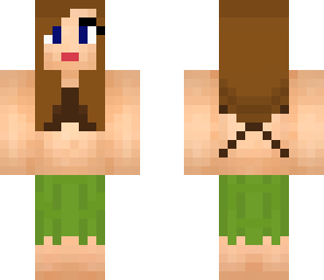 hula girl | Minecraft Skin