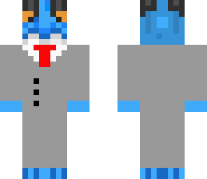 Swampert in a suit | Minecraft Skin