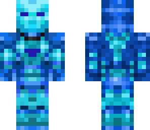 Blue Iron man suit | Minecraft Skin