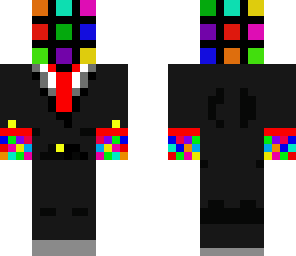 Rubix Cube in a Suit | Minecraft Skin