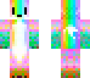 rainbow fox | Minecraft Skin
