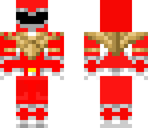 super red power ranger | Minecraft Skin