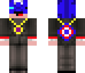 derpy captain america | Minecraft Skin