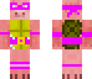 ninja pig purple | Minecraft Skin