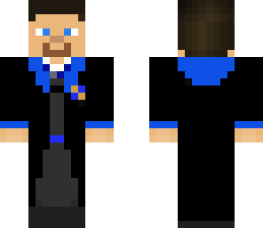 Ravenclaw Steve Robes | Minecraft Skin