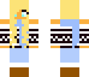 Winter Girl with Ear Muffs and Scalf | Minecraft Skin