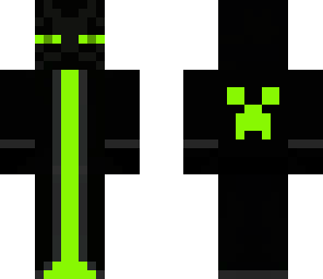 Neon Enderman hood | Minecraft Skin
