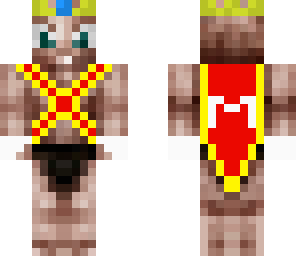 koning malino met mantel en handsc***nen | Minecraft Skin