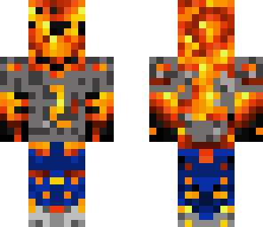 Fire Zombie | Minecraft Skins