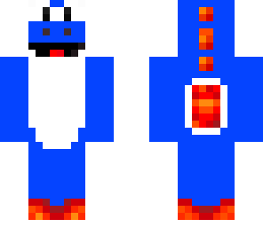 Dark Blue Yoshi | Minecraft Skin