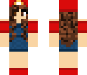 mario girl | Minecraft Skin