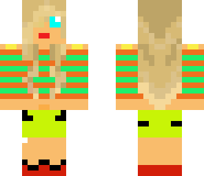 Girl with Belly Button | Minecraft Skin