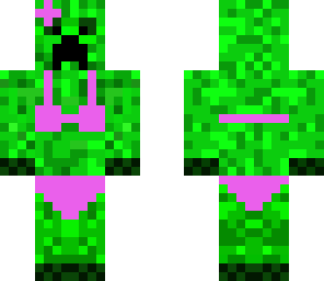 Creeper Bikini | Minecraft Skin