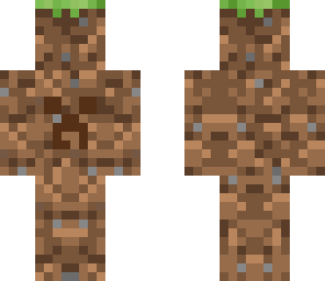 bloque de tierra con onda | Minecraft Skin