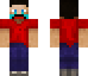 Crying Steve | Minecraft Skin
