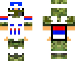 BEST EDITION OF SERBIAN ARMY | Minecraft Skin