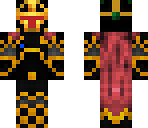 black and gold knight | Minecraft Skins