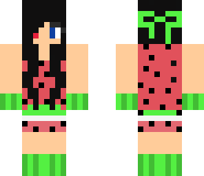 Bashur Watermelon Girl | Minecraft Skin
